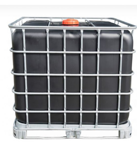 CUVE DE STOCKAGE 1000L IBC NEUVE GRILLAGE OPAQUE NOIRE